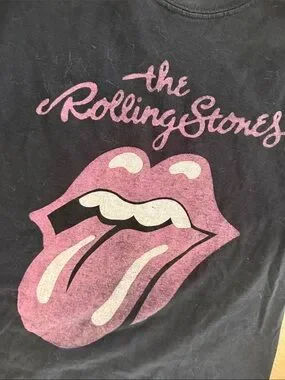the Rolling Stones | Tops | Rolling Stones Black Tshirt Small | Poshmark